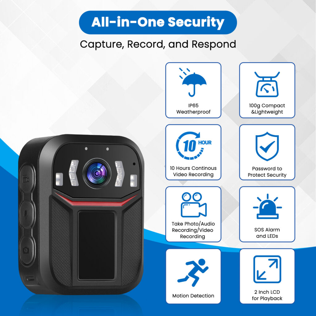 Mini Body Camera | Smart Size Light Weight | Comfortable to Wear