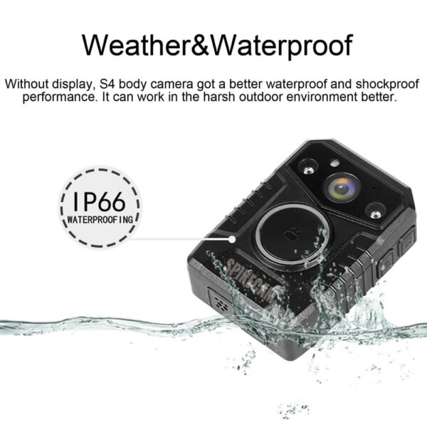 Police Body Camera UK | Military Use | Waterproof | SPIKECAM S4