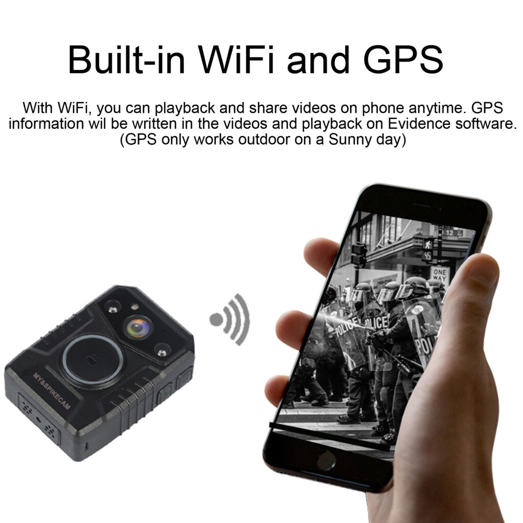 Police Body Camera UK | Military Use | Waterproof | MY&SPIKECAM S4