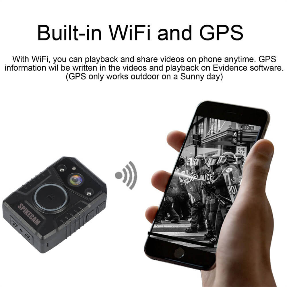 Police Body Camera UK | Military Use | Waterproof | SPIKECAM S4