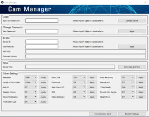 Cam Manager For Body Camera - SPIKECAM BODY WORN CAMERA
