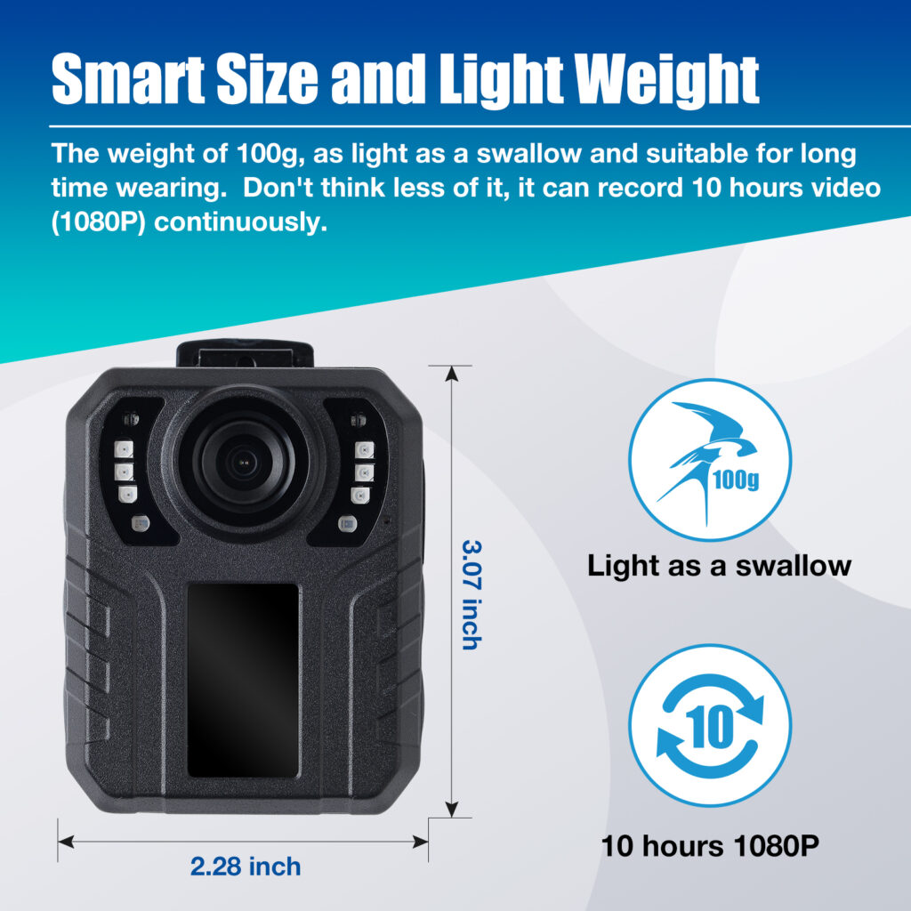 Mini Body Camera | Smart Size Light Weight | Comfortable to Wear