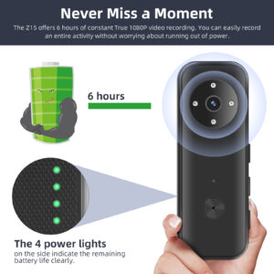 Mini Body Cam Z15 - SPIKECAM BODY WORN CAMERA