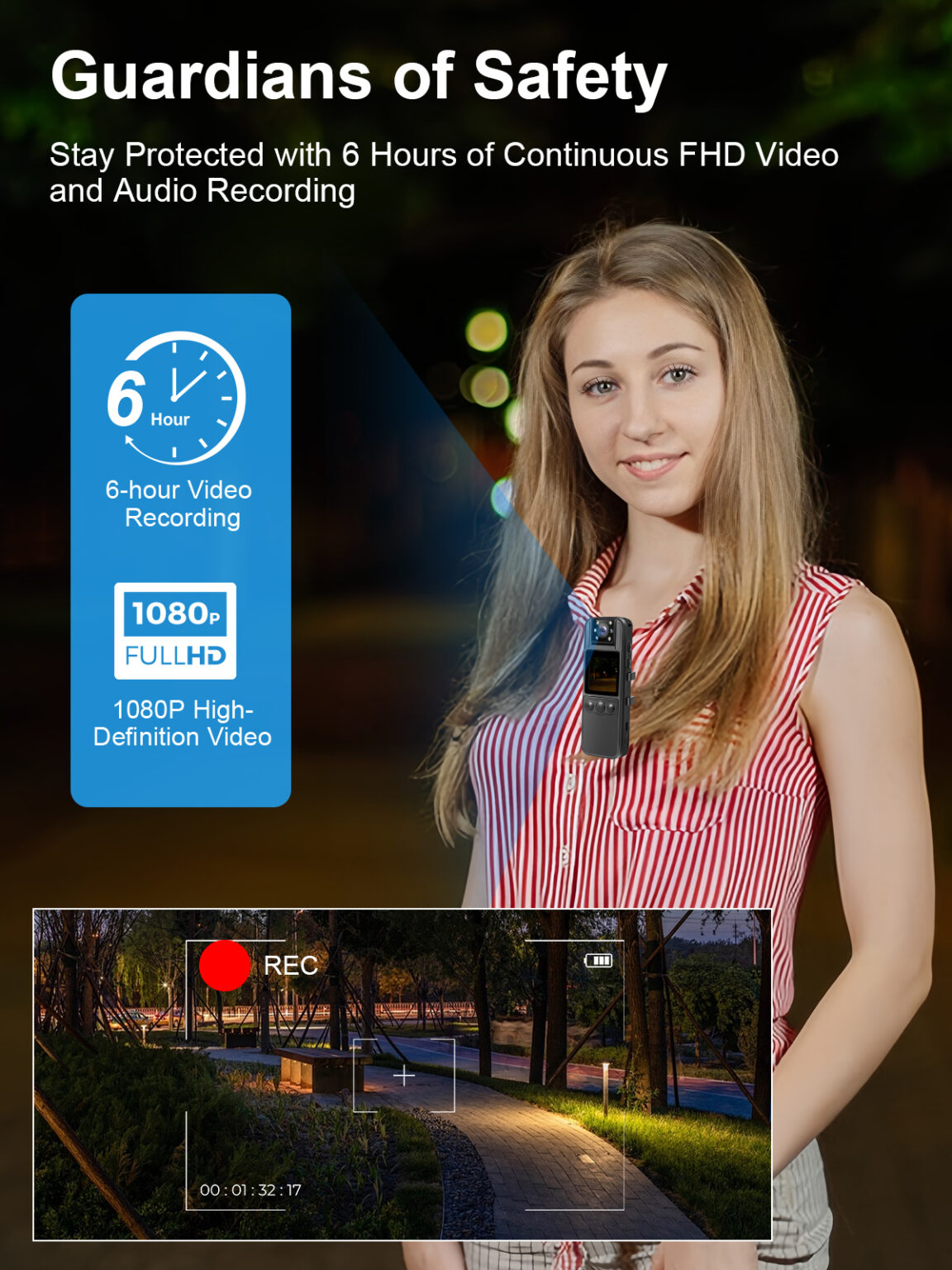 Small Body Cam Z9 - SPIKECAM BODY WORN CAMERA